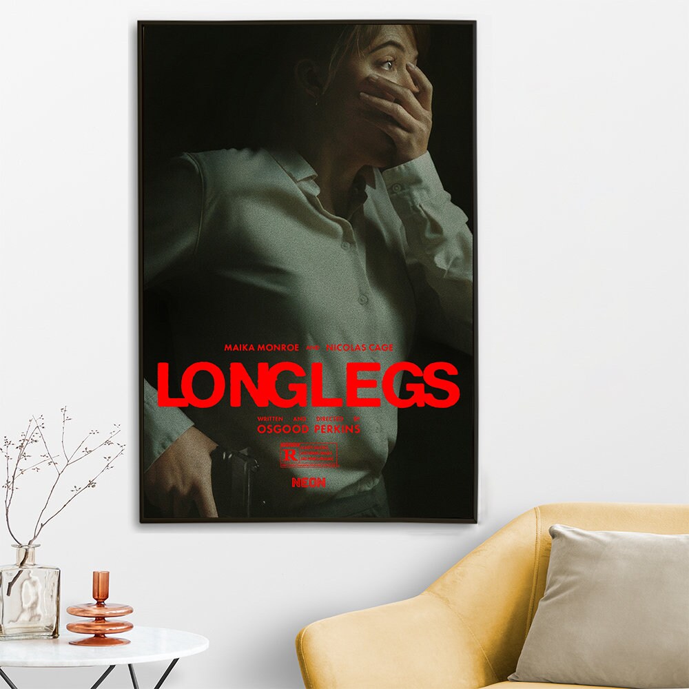 Longlegs 2024 Poster Movie Poster Minimalist Aesthetic Poster Wall Art ...