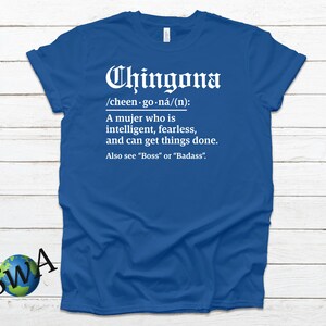 Chingona Definition T-shirt - Etsy
