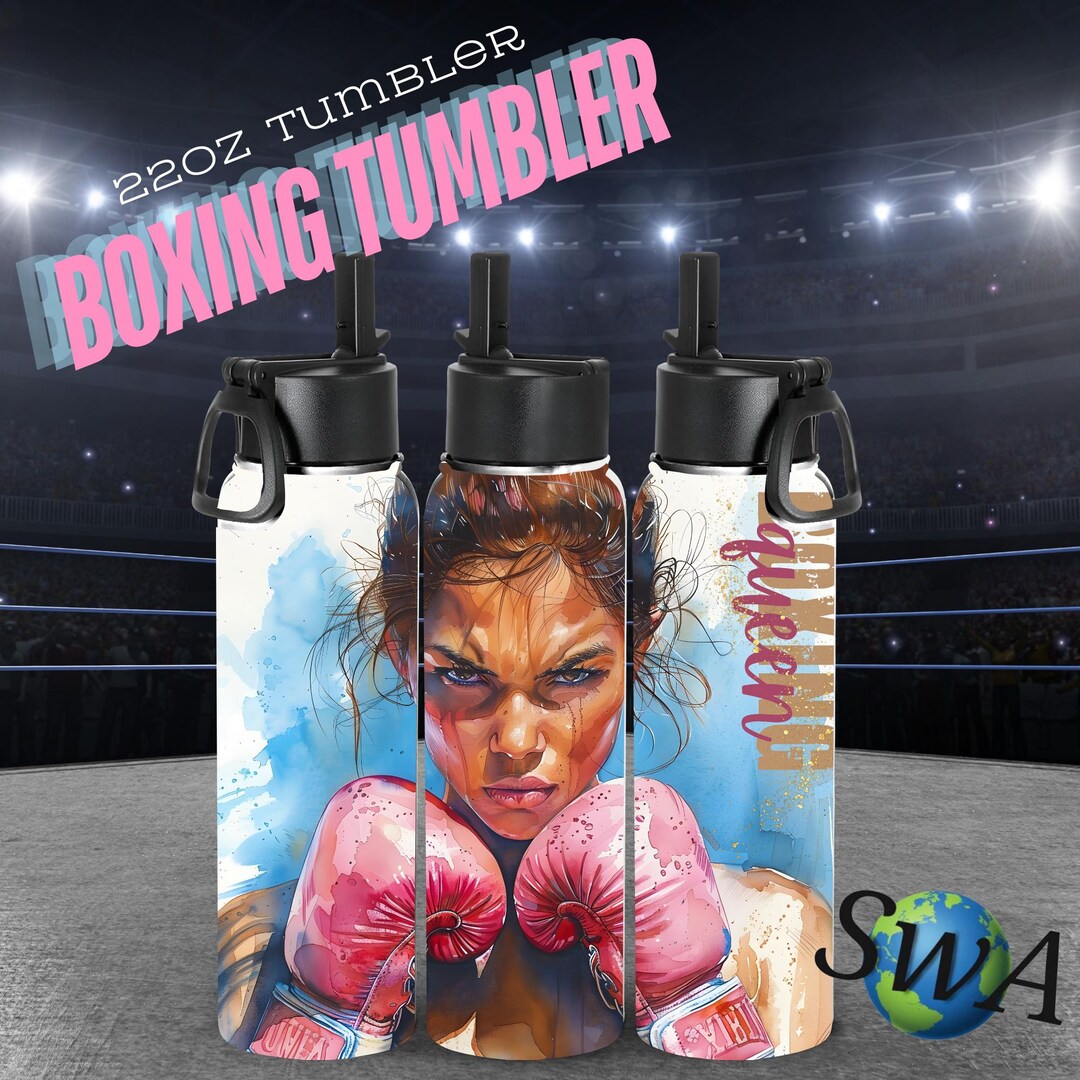 22oz Girls Boxing Water Bottle - Etsy