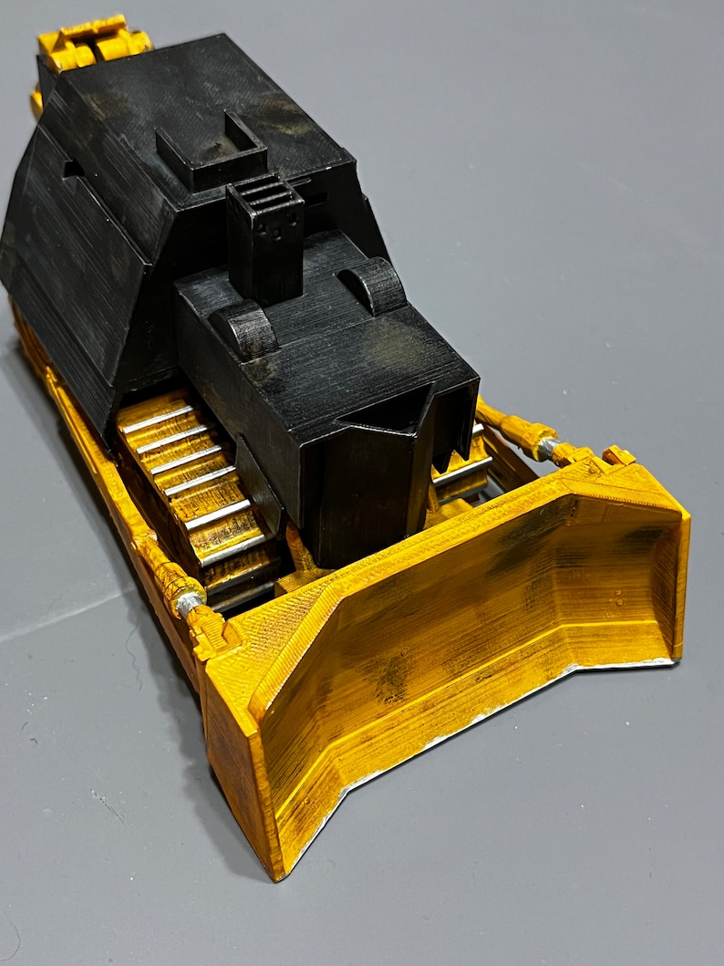 Hand-painted 3D Printed Killdozer Model Unique Collectable 4 - Etsy