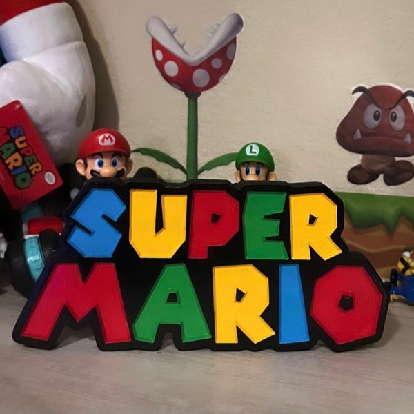 Super Mario Decor - Etsy