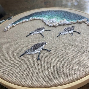 Sand Piper Embroidery Pattern PDF - Etsy