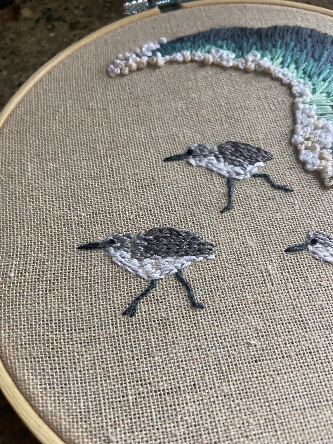 Sand Piper Embroidery Pattern PDF - Etsy