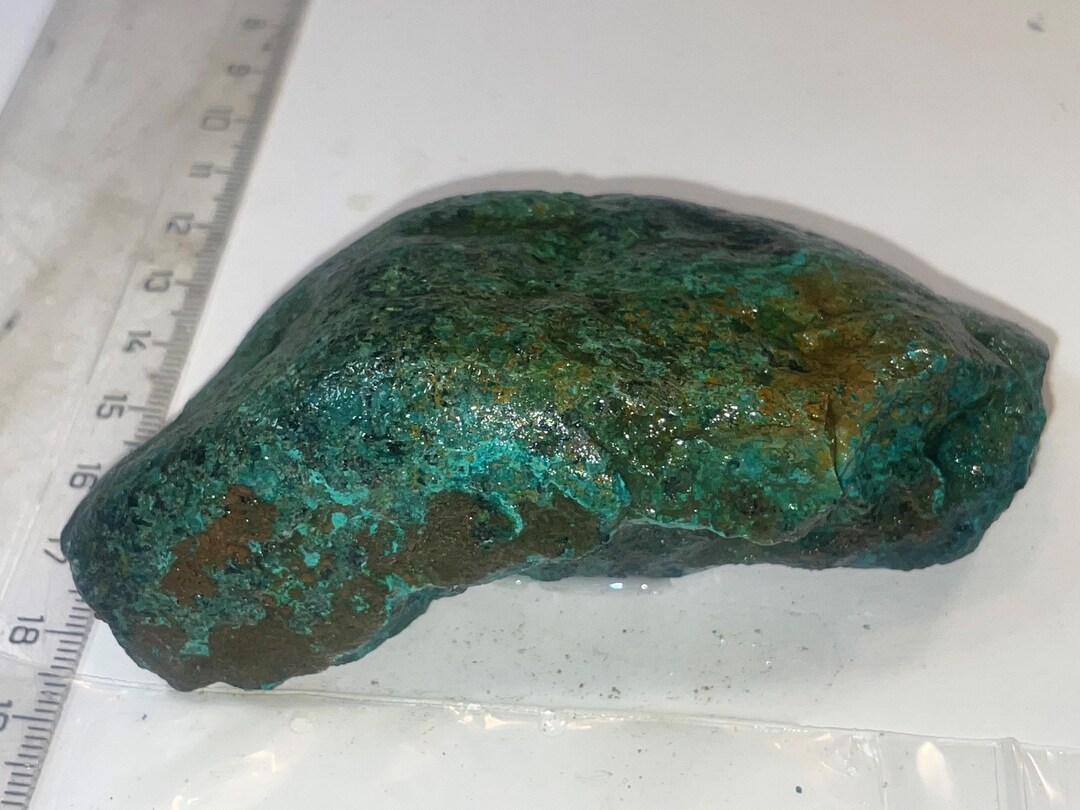 Chrysocolla Large Intense Green Rough Mineral-amazing Strong Colors ...