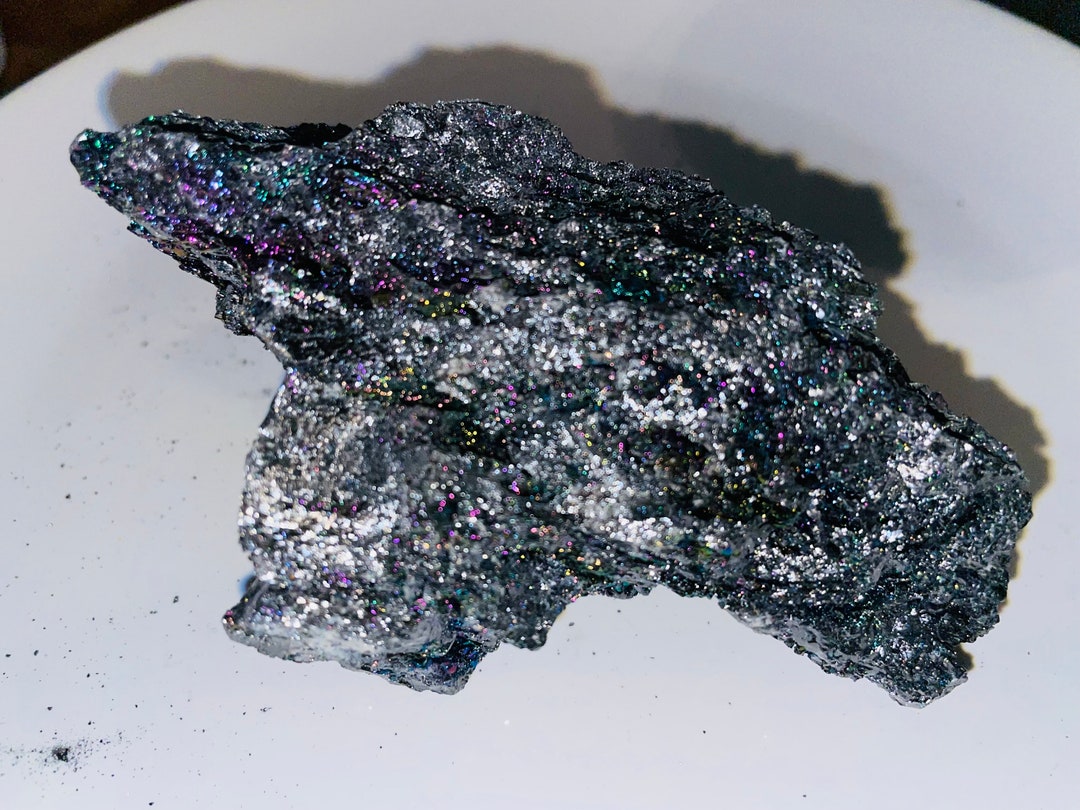 Silicon Carbide Specimen, Amazing Raw Stone - 312g- Rough Mineral for ...