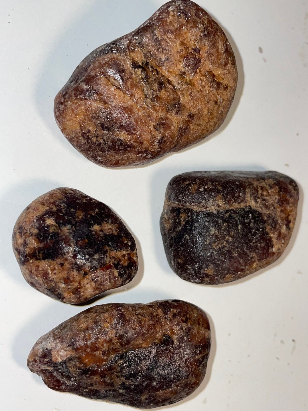 Hessonite Rough Stones 200g - Healing Crystal, Natural Mineral for ...