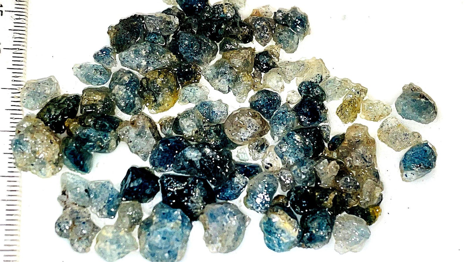 Transparent Lazulite Blue Quartz Rough Crystals for Jewelry Making ...