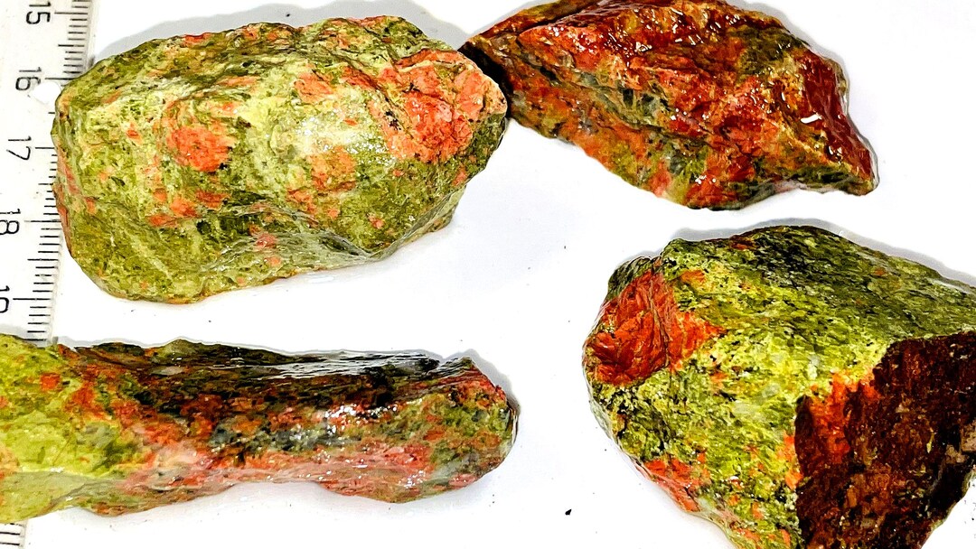 Unakite Specimen With Pink Green Colors- 122g Premium Quality Mineral ...