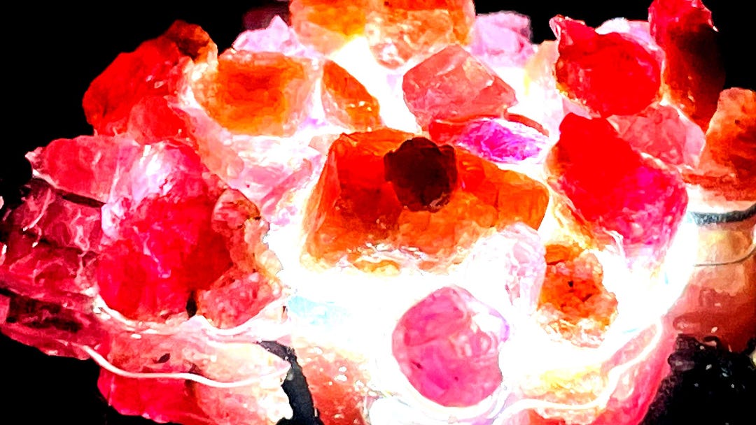 Red Spinel Rough Stone - 75ct Healing Mineral, Spiritual Gemstone for ...
