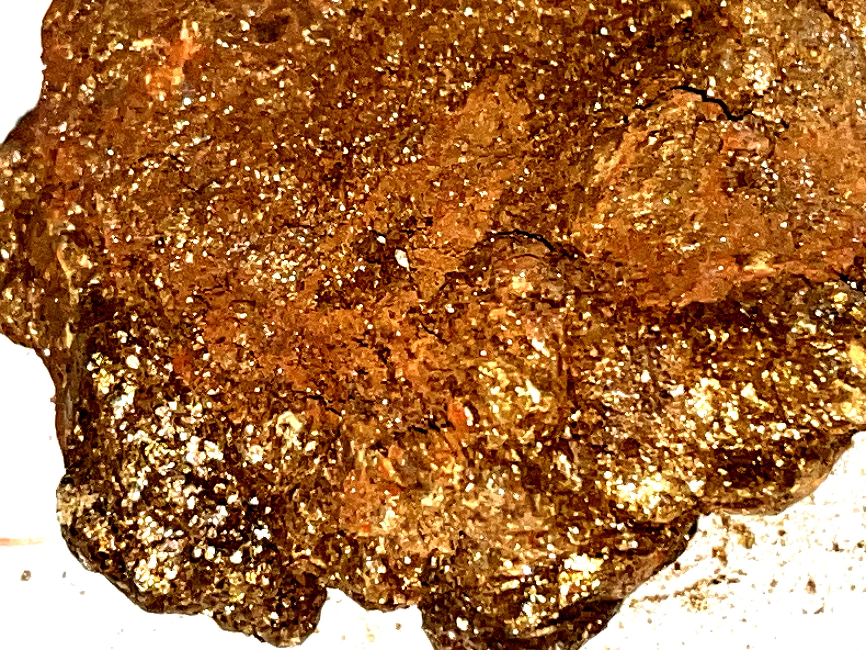 Dark Gold Hydronium Jarosite Specimen - 72g Healing Mineral From Greece ...