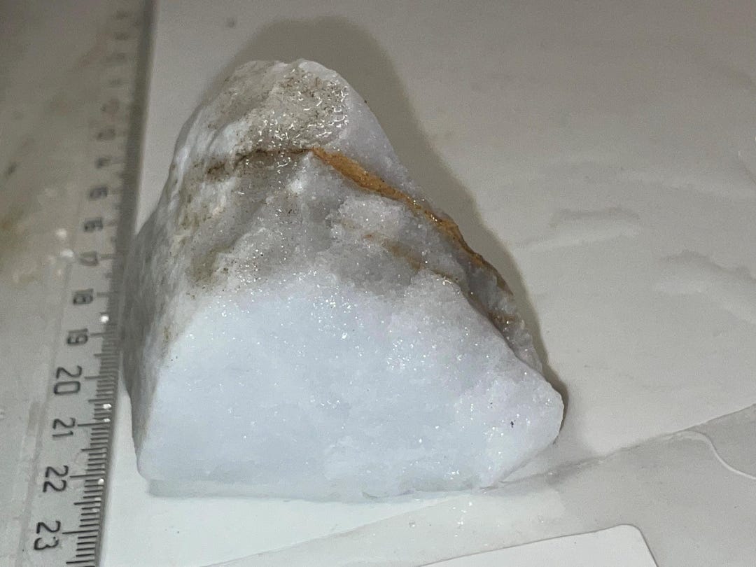 Barite Pure - White - Rough Stone - 169g - Healing Stone / Crystal ...