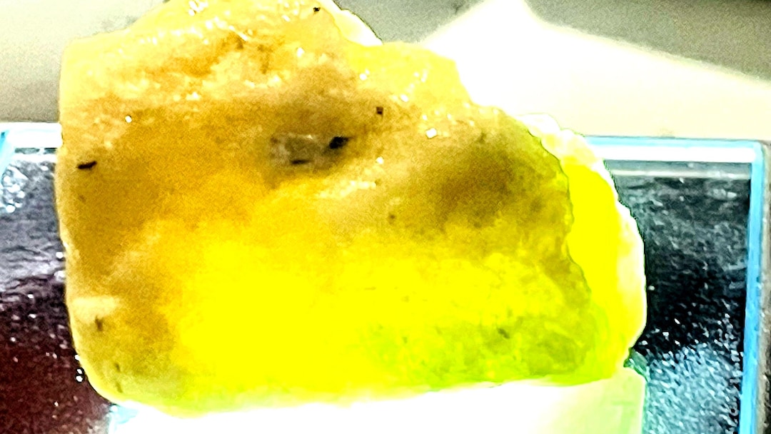 Danburite Rough Gemstone Crystal - Intense Yellow Color, 97ct ...