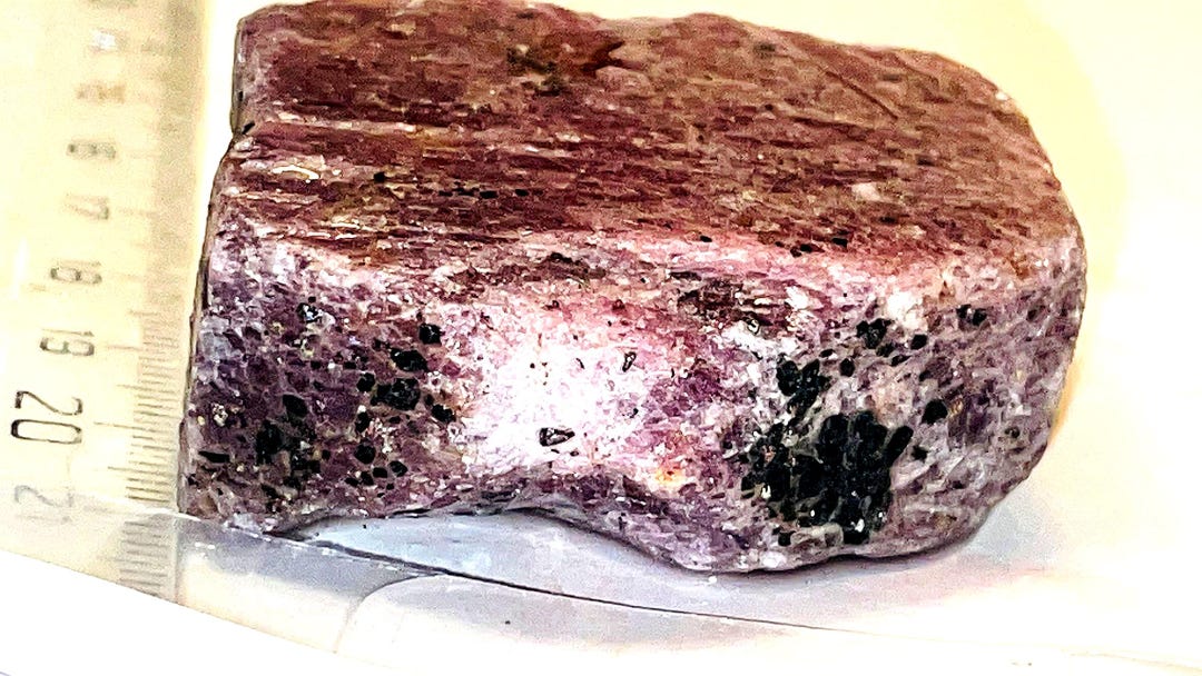 Large Ruby Rough Specimen-rare Big Piece 66g Hexa Form for Jewelry ...