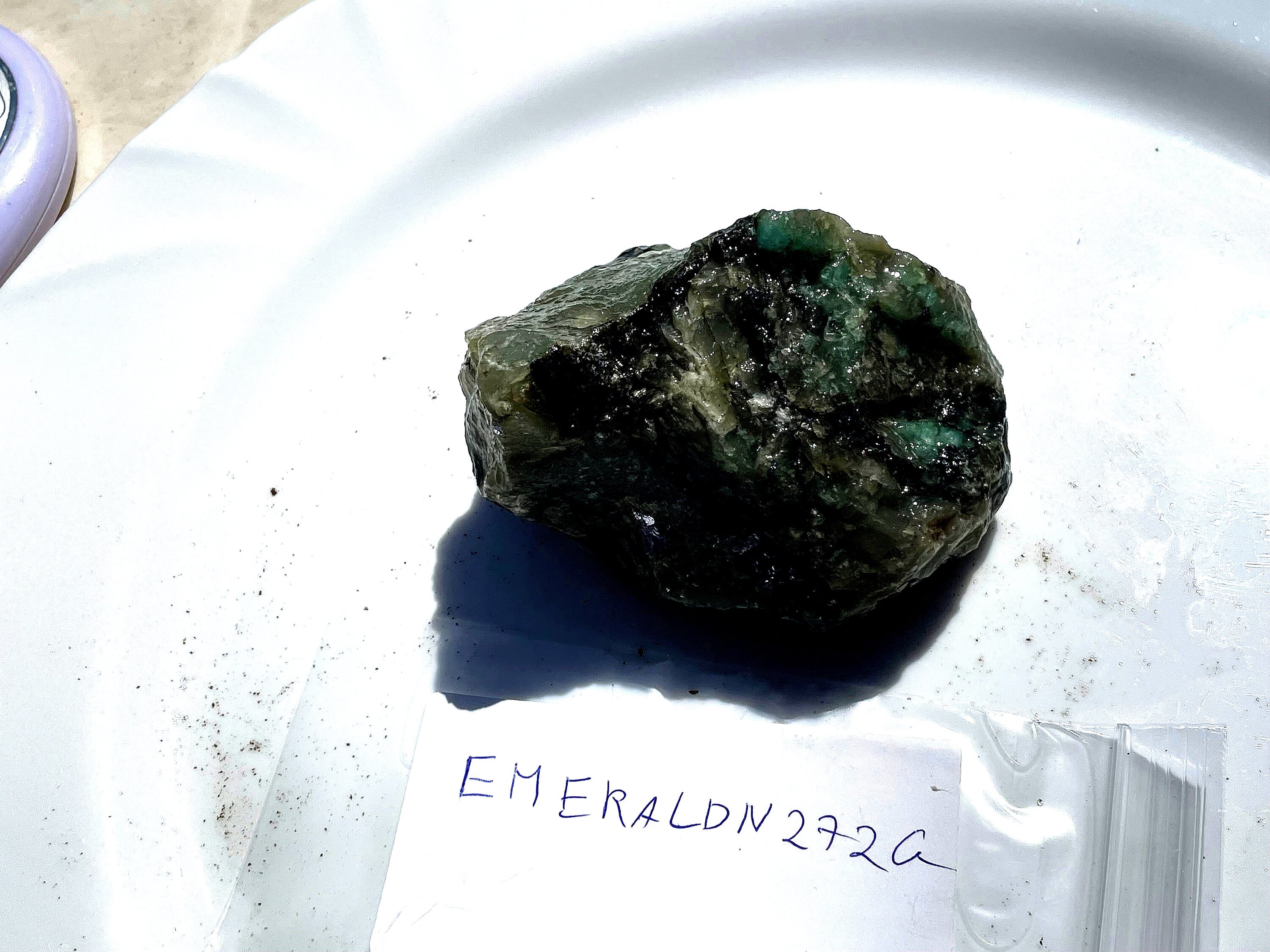 Emerald Rough Crystal Stone - Amazing Green 272g- Rough Gemstone for ...