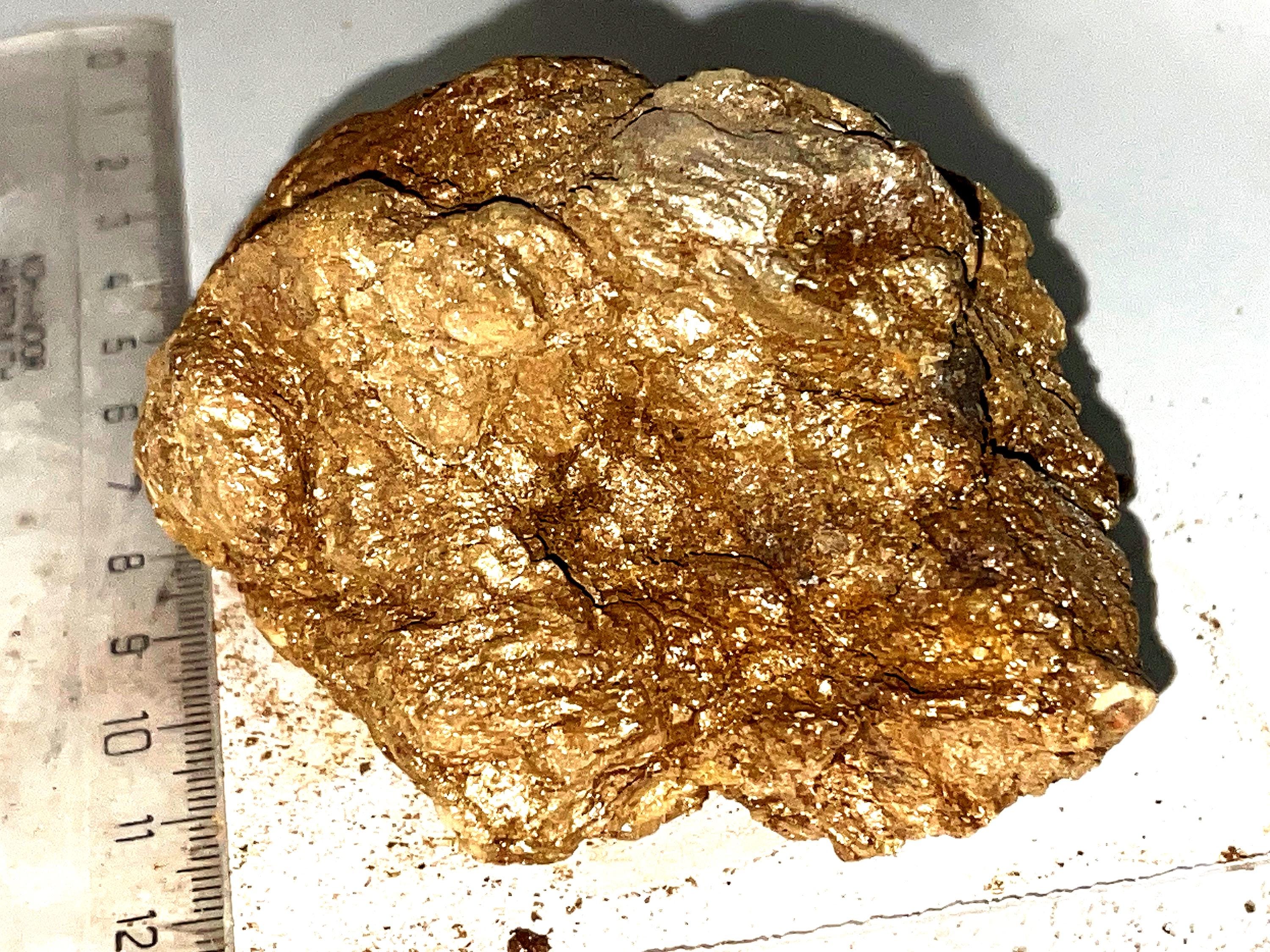 Large Jarosite (hydronium) Specimen - 163g Natural Stone From Greece ...