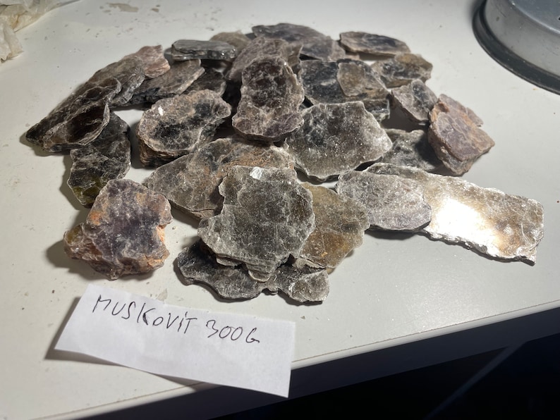 Muscovite, Mica Small , Rough Stone 300g Healing Stone / Crystal ...