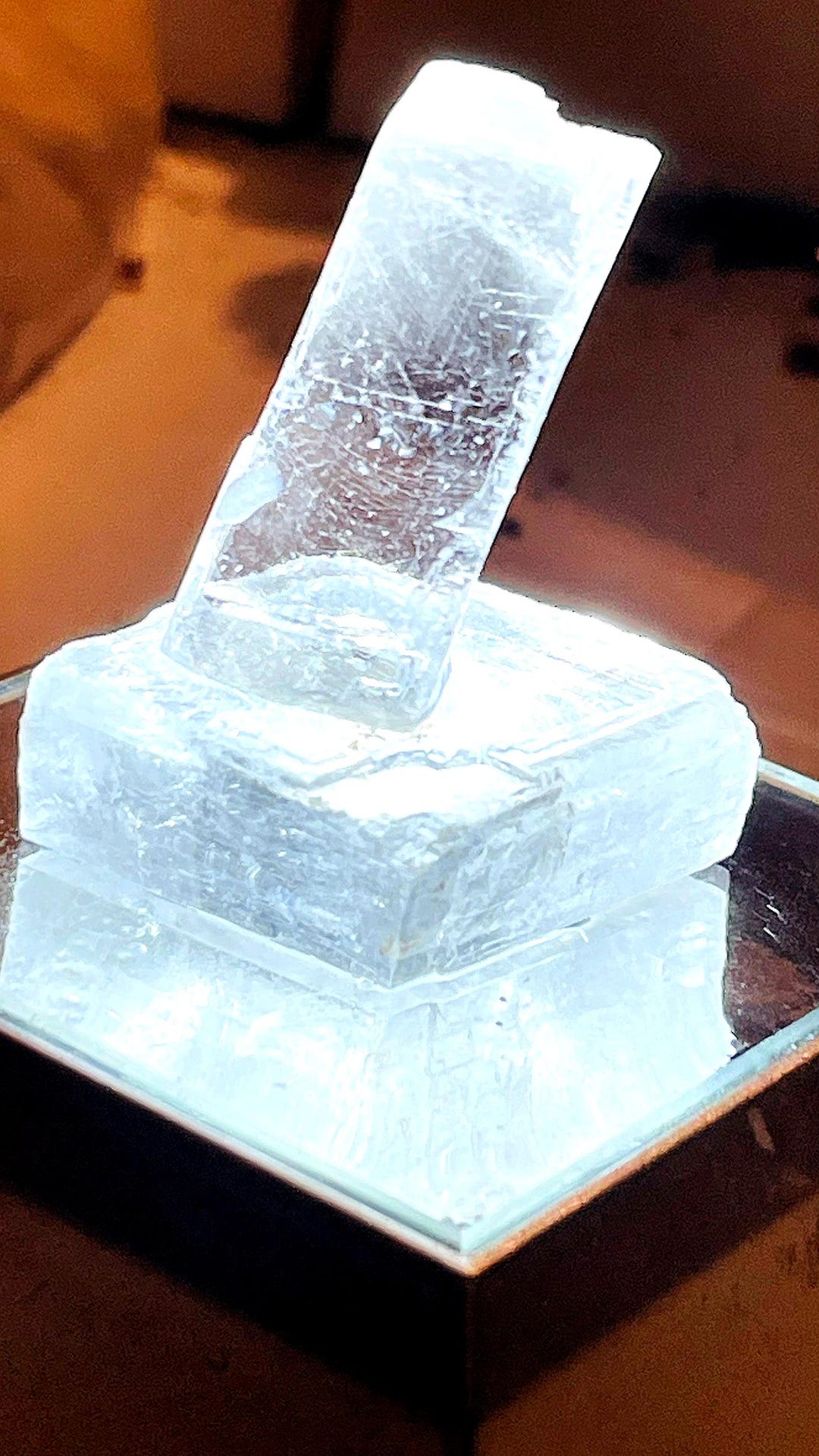 Optical Calcite (iceland Spar) Rough Transparent Crystal 133ct- Raw ...