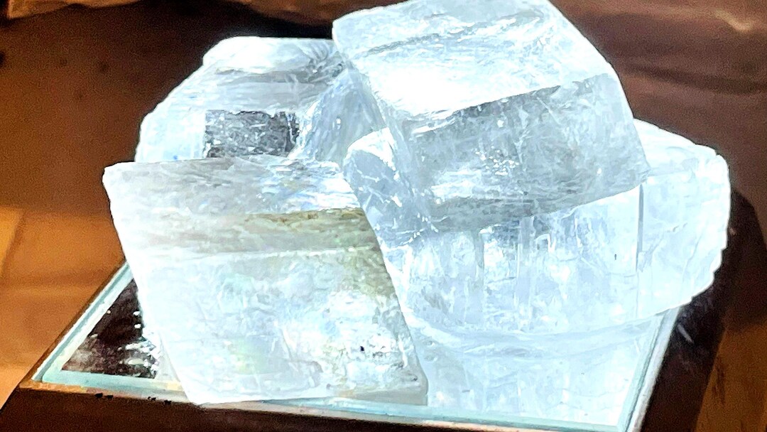 Optical Calcite (iceland Spar) Rough Transparent Crystal 275ct- Raw ...