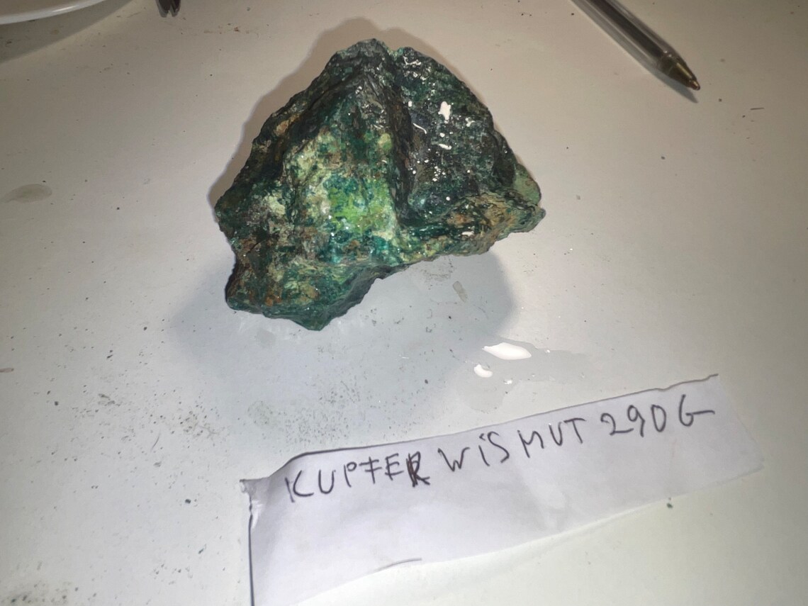 Copper, Bismuth, Lead Minerals Rough Stone 290g Healing Stone / Crystal ...