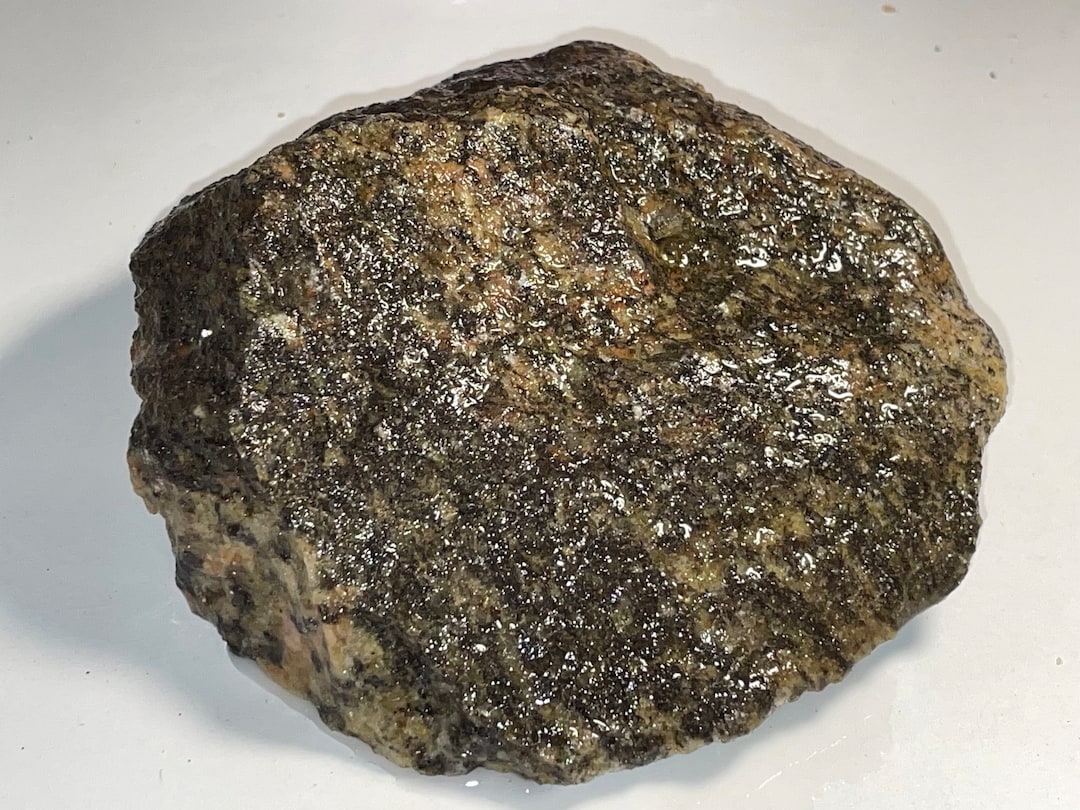 Serpentie With Mica - Rough Stone 505 G - Healing Stone / Crystal ...