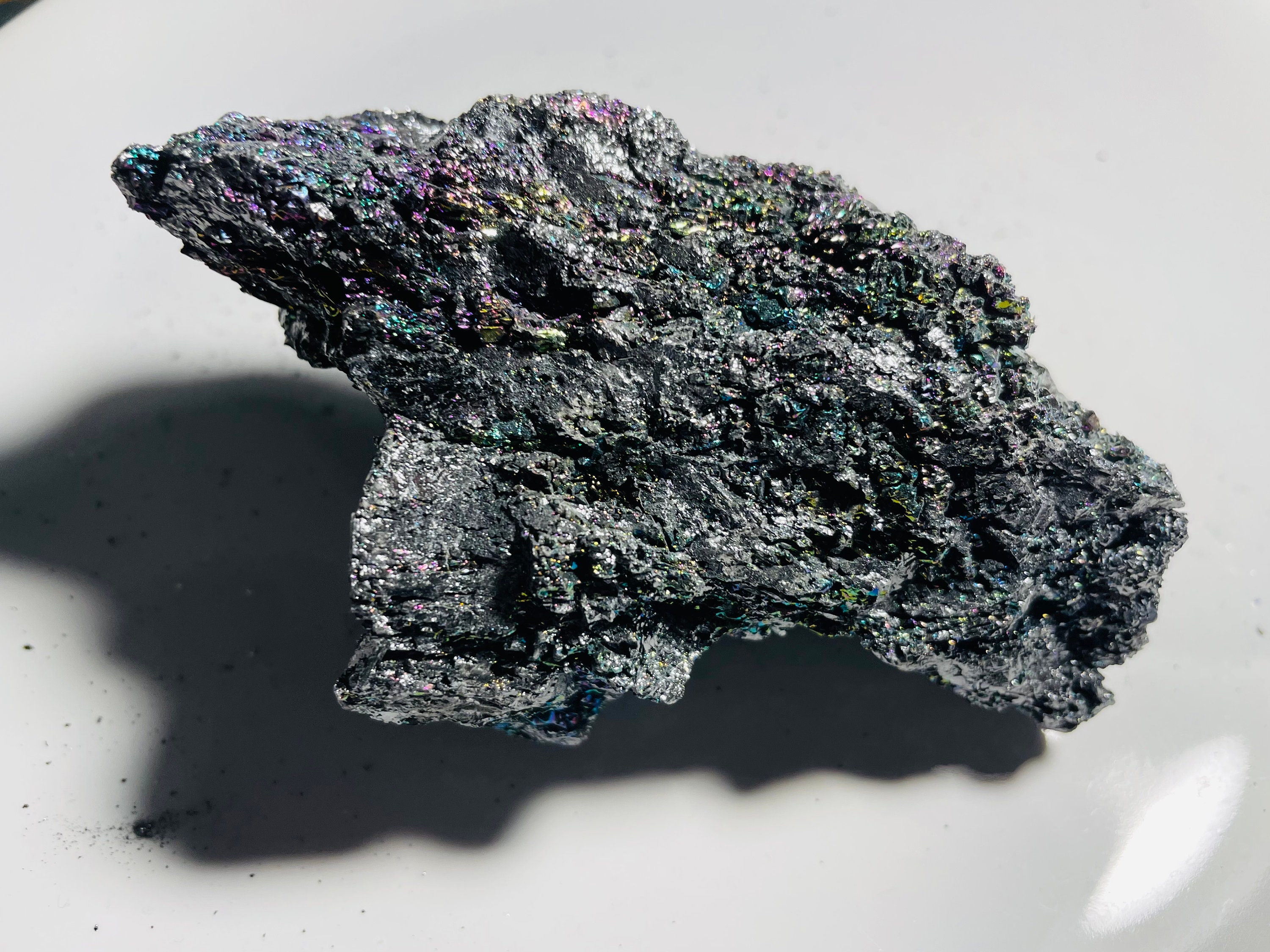 Silicon Carbide Specimen, Amazing Raw Stone - 312g- Rough Mineral for ...