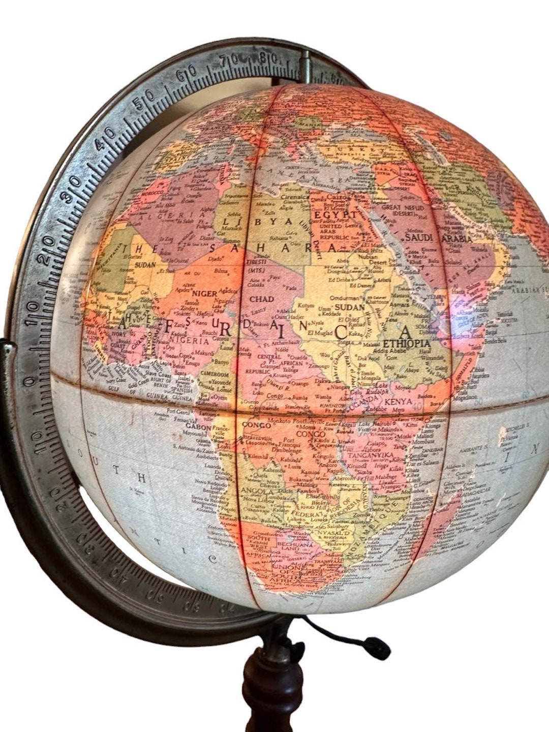 Vintage Replogle Light up Globe 12 Inch Diameter on Stand. 36" Tall - Etsy