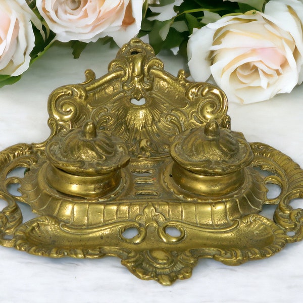 Double Inkwell - Etsy