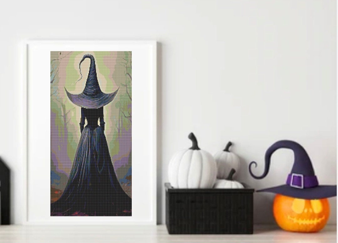Wandering Witch Cross Stitch Pattern - Etsy