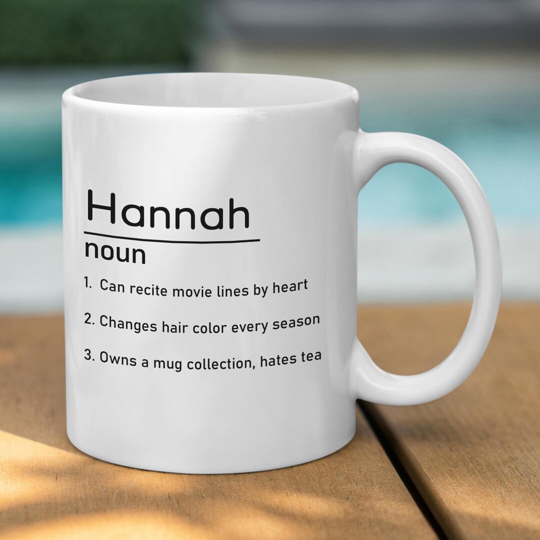 Custom Funny Name Definition Mug , Ceramic Coffee Mug, Unique Gift ...