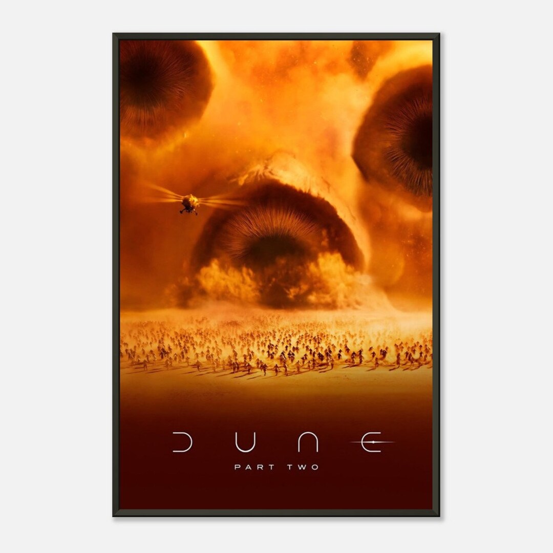 Dune Part Two: Sandworms, Framed Poster, Wall Art, Art Print, House ...