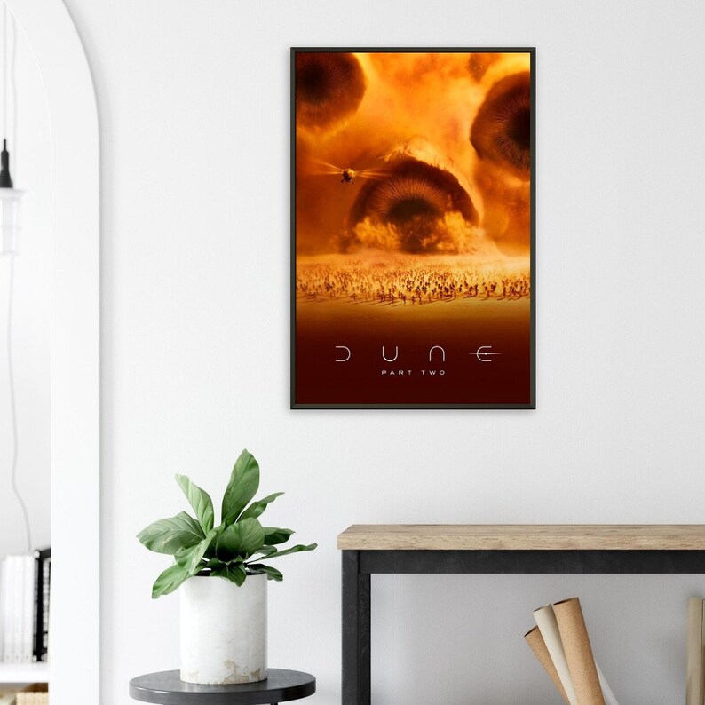 Dune Part Two: Sandworms, Framed Poster, Wall Art, Art Print, House ...