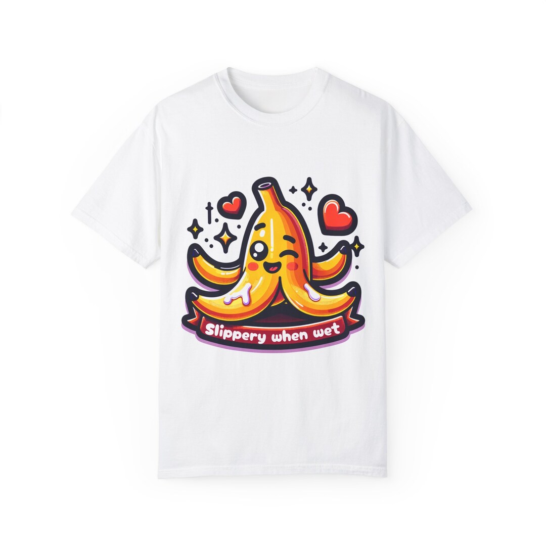 Slippery When Wet Adult Humor Shirt, Adulting T-shirt, Day Drinking Tee ...