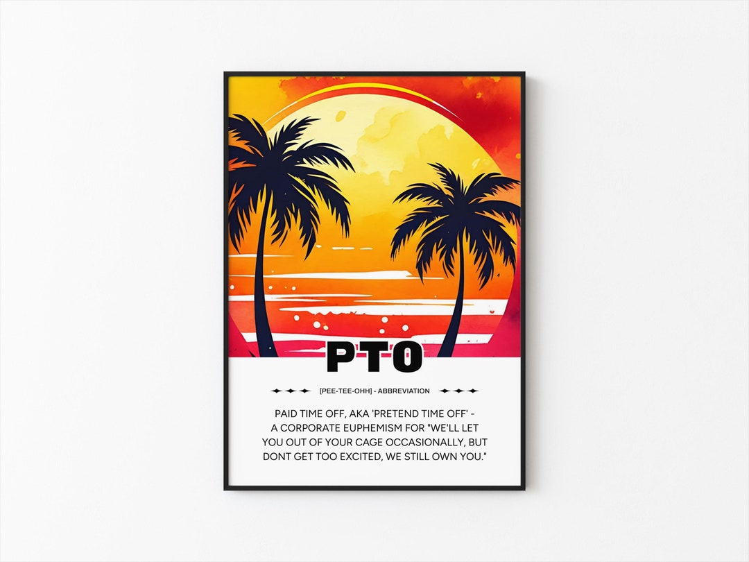 Wall Decor | Cubicle Decor | Office Wall Art | Home Office Decor | Pto ...