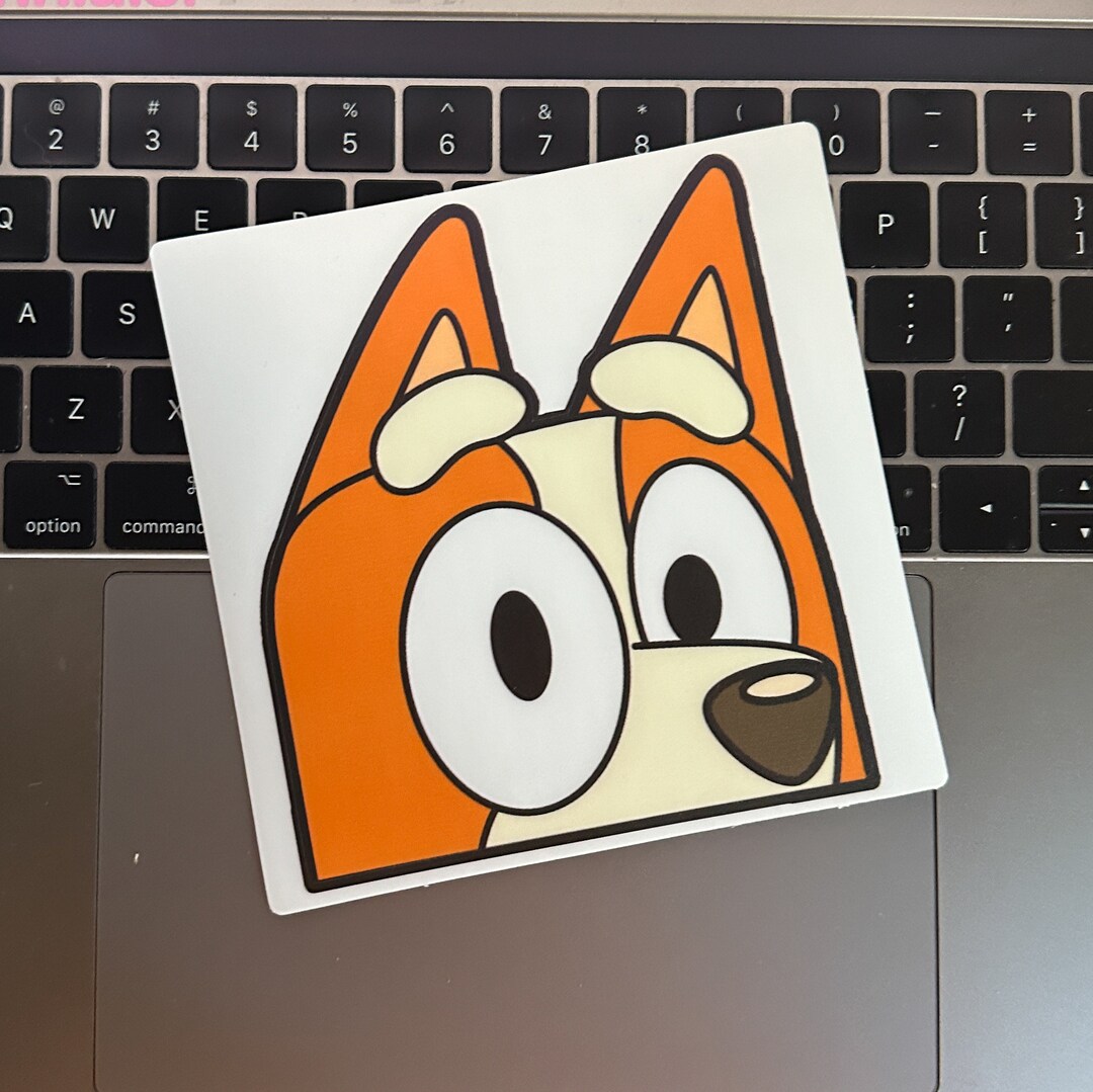 BLUEY bingo Window Peeker Vinyl, Die-cut 1to1 and RC 10th Scale Cuts - Etsy