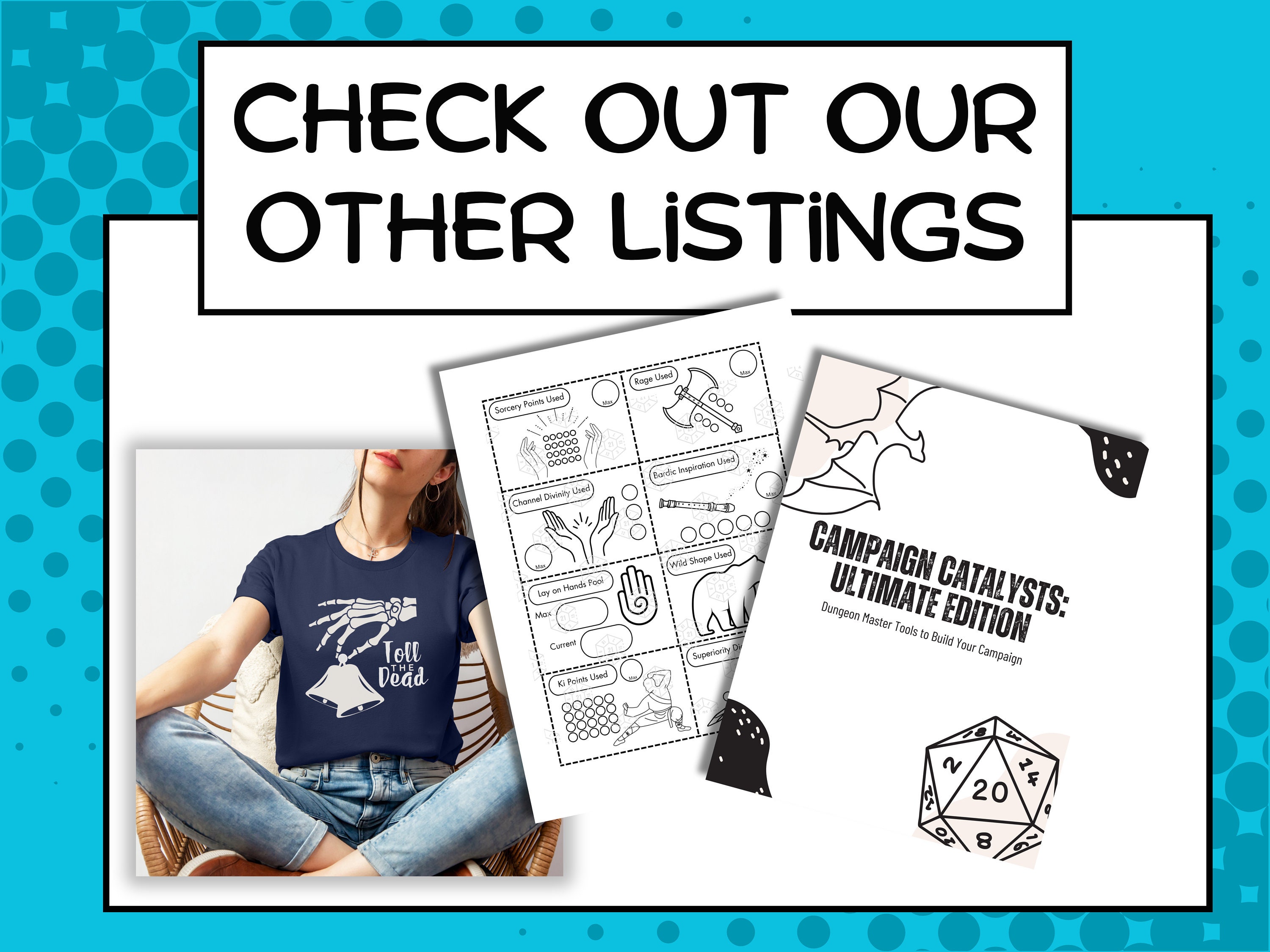 Dnd Comic Strip Character Sheet Dungeons and Dragons Player Accessories ...