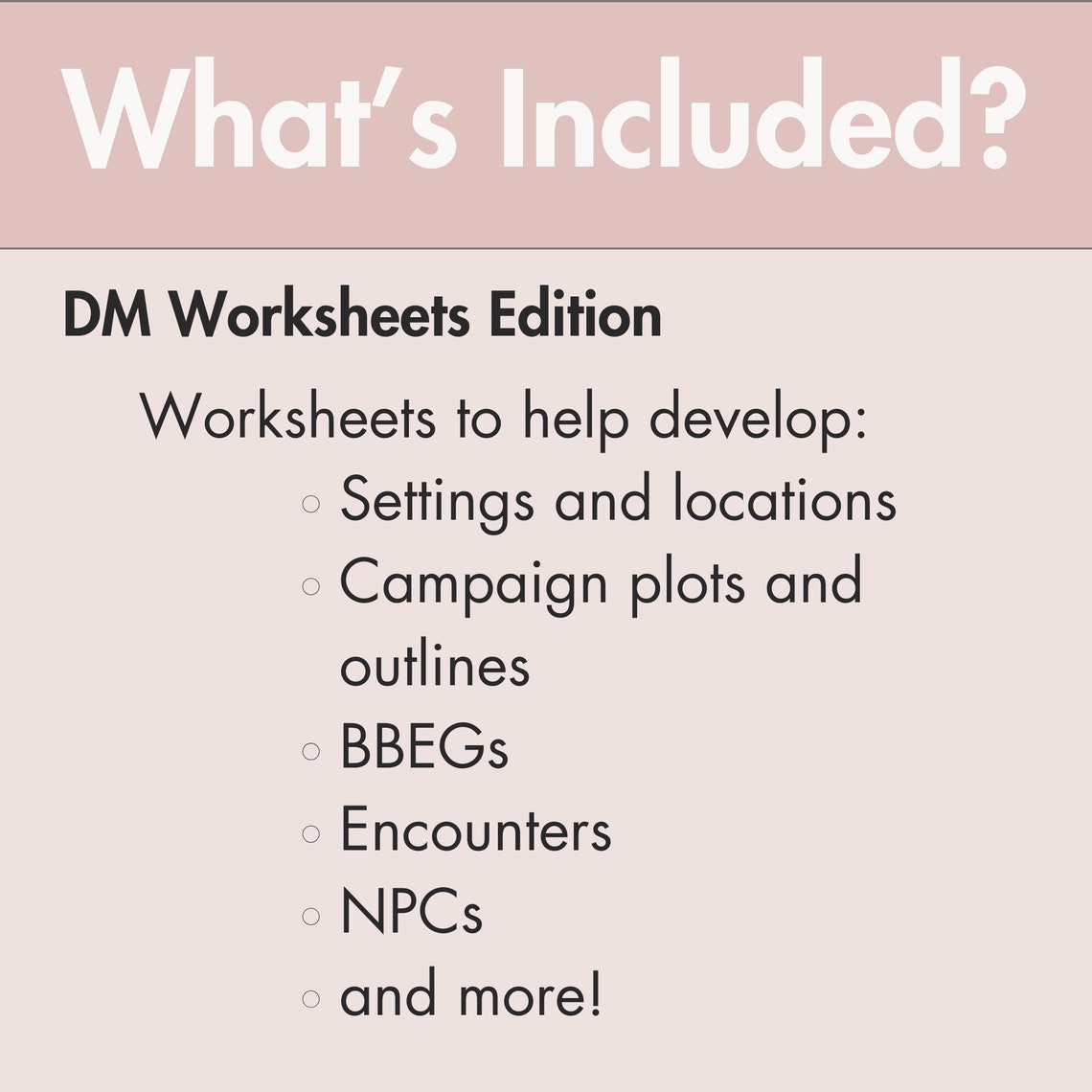UPDATED dnd Campaign Planner Worksheets Planner to Organize Your Next ...