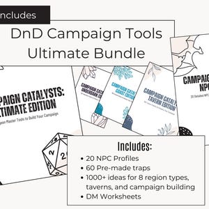 Dnd Whole Shop Bundle | Includes Future Updates | Character Sheets ...