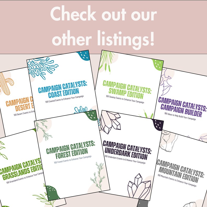 UPDATED dnd Campaign Planner Worksheets Planner to Organize Your Next ...