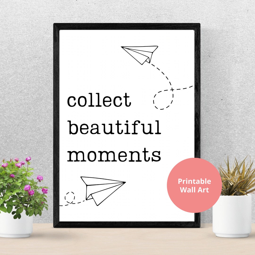 Paper Airplanes Inspirational Art Print Motivational Home Decor ...