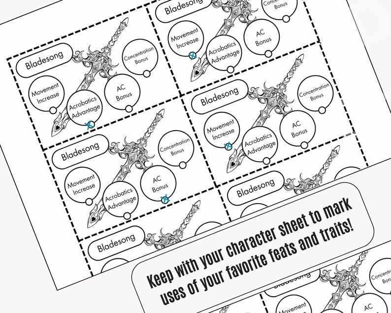 Dnd Character Sheet Add-on | Wizard Edition Tracker for Dungeons and ...