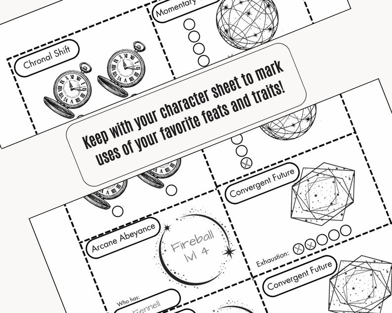 Dnd Character Sheet Add-on | Wizard Edition Tracker for Dungeons and ...