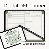 Dnd Printable Campaign Planner! DM Tool for Starting a Campaign! A4 ...
