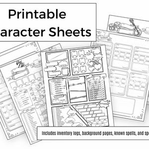 Dnd Whole Shop Bundle | Includes Future Updates | Character Sheets ...
