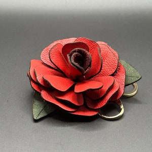 Leather Rose - Etsy