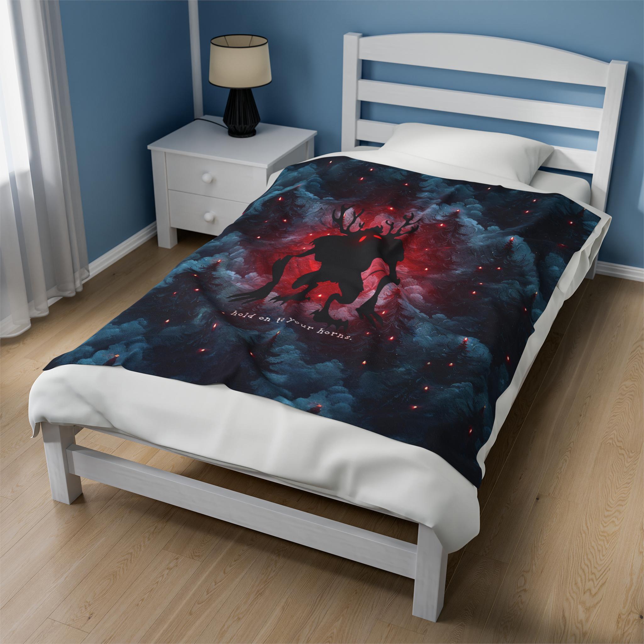BLEAKEN Velveteen Plush Blanket - Cryptid of Ocean Avenue of Belcher's ...