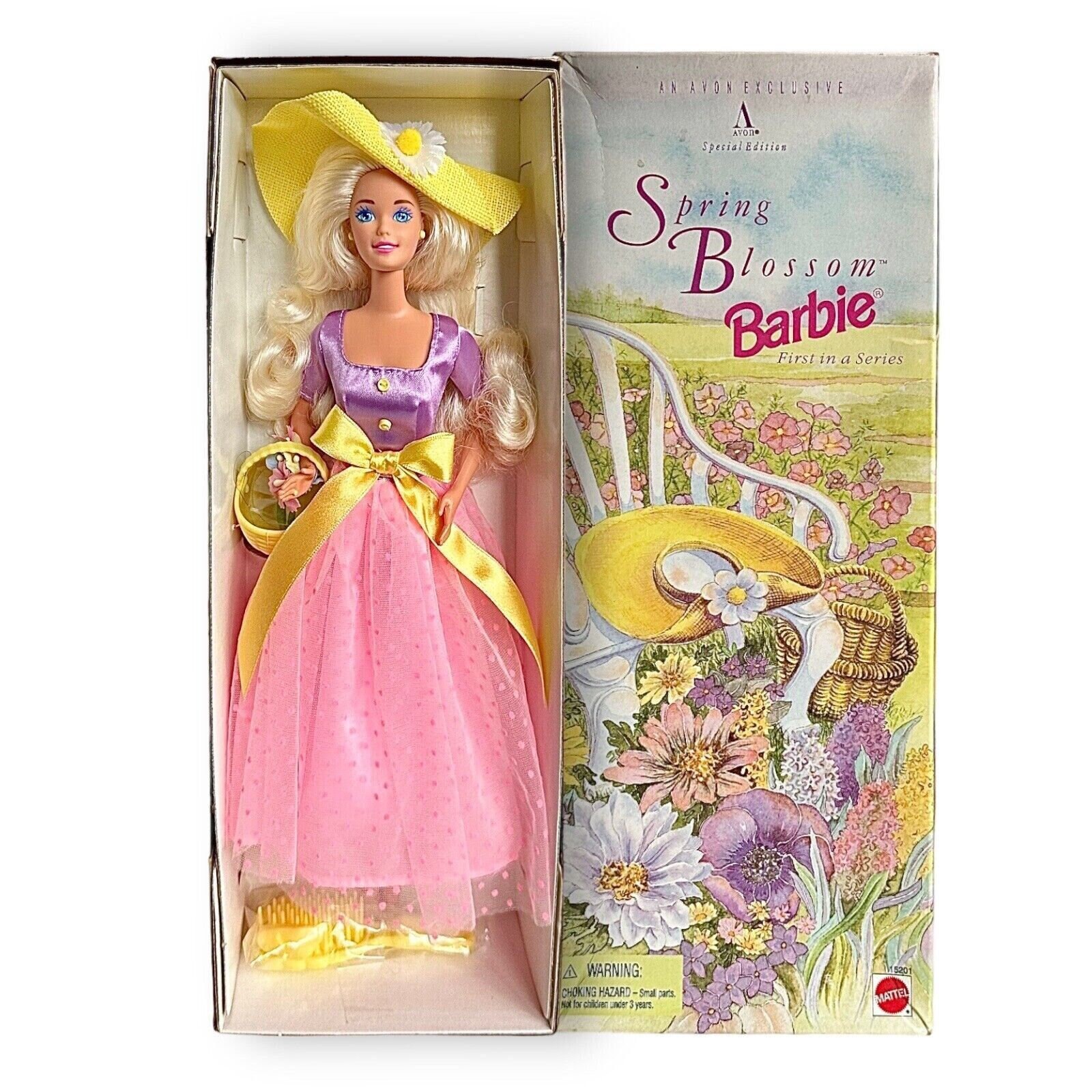 1995 SPRING BLOSSOM BARBIE Avon Exclusive Mattel Special Edition 1st in ...