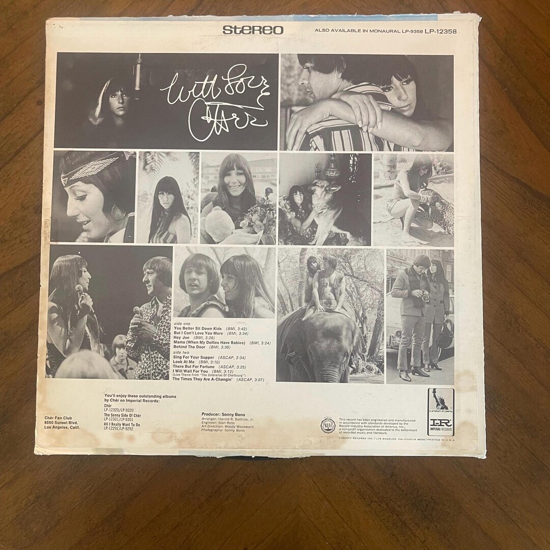 Cher, With Love - Etsy