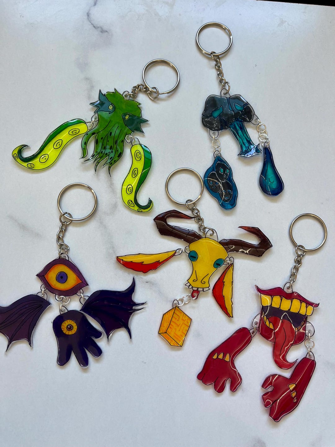 Lords in Black Eldritch Horrors Keychains - Etsy