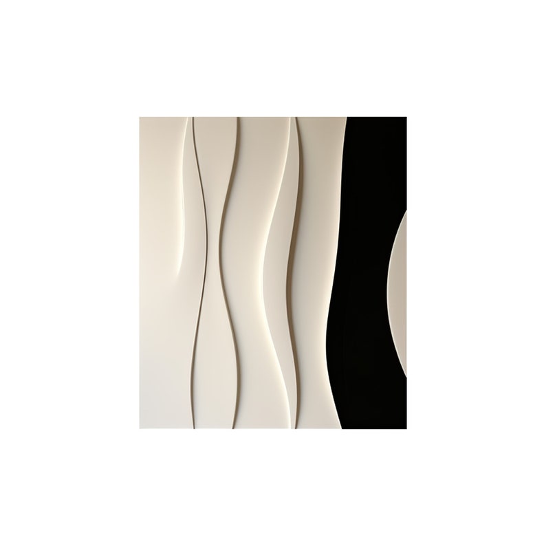 Abstract Wave Style Artwork Modern Art Deco Home Hanging Home Decor - Etsy