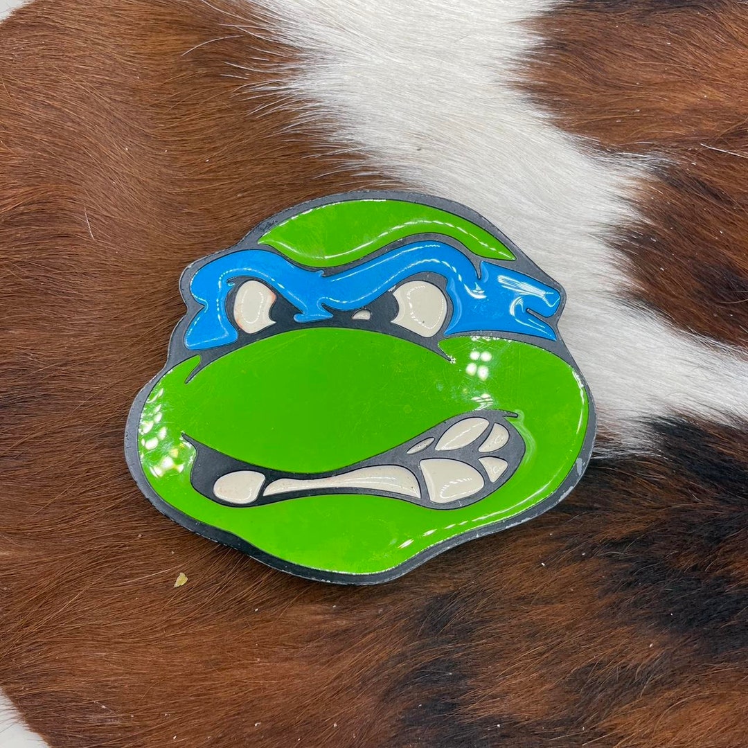 Official Leonardo TMNT Belt Buckle Teenage Mutant Ninja Turtles - Etsy